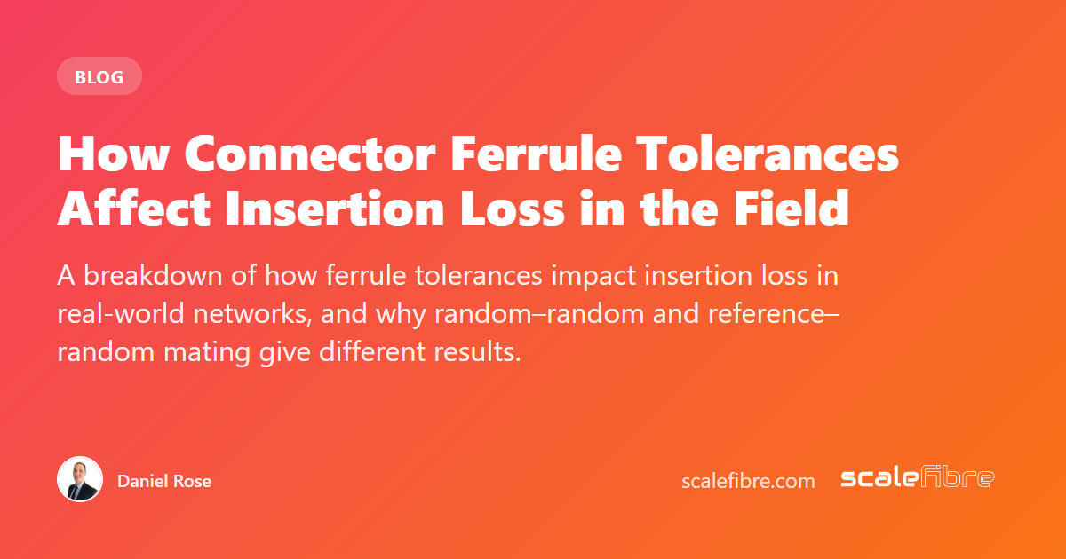 How Connector Ferrule Tolerances Affect Insertion Loss in the Field ...